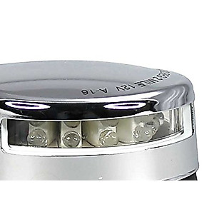 Pactrade Marine Boat SS LED Bi-Color Bow Navigation Port Starboard Light 12v USCG 2NM ABYC A16 Approval for Boat 65.6'