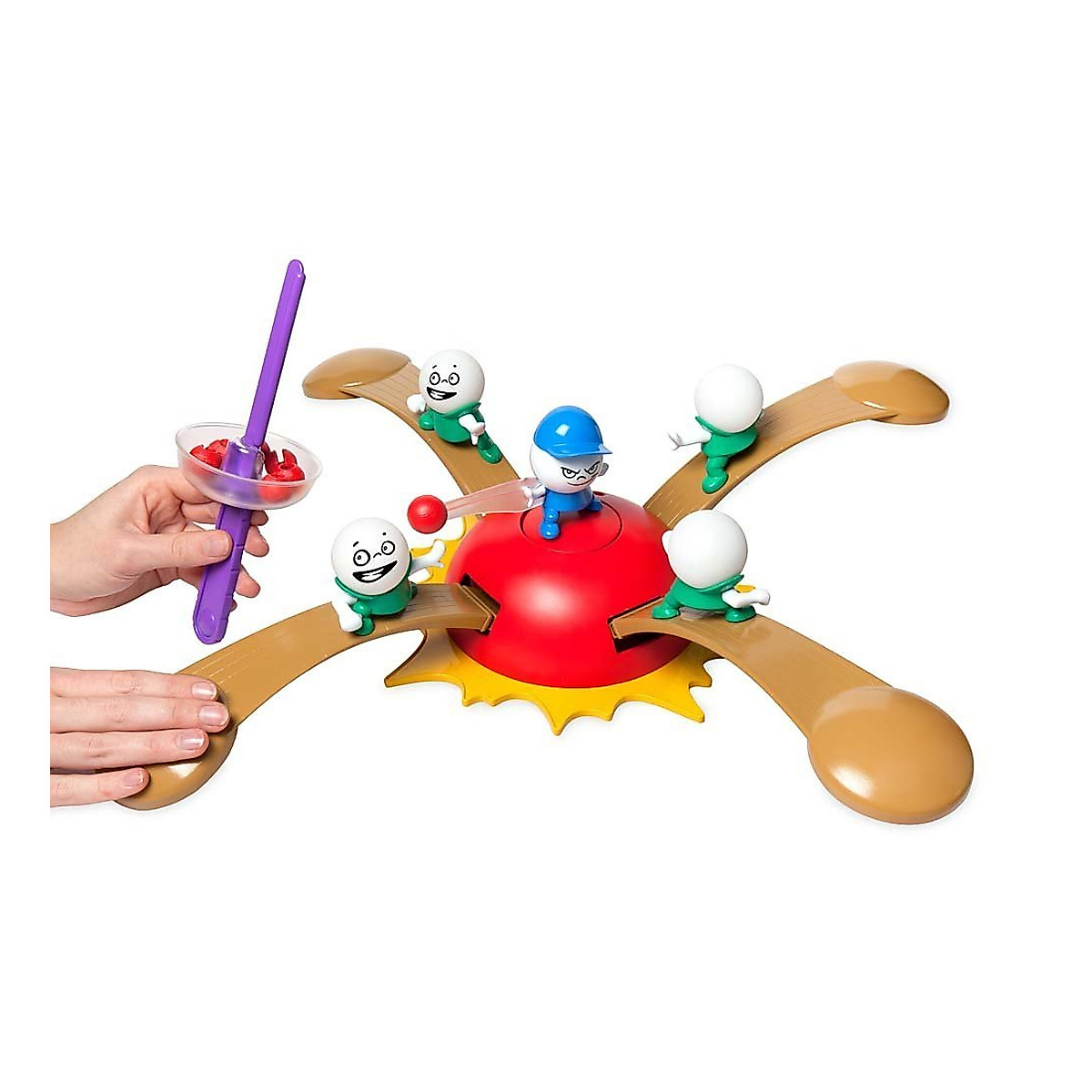 Identity Games [www.identity games.com] Dodgeball - A Fast Paced Family Game of Action and Skill - Dodge and Stack Your Dodgeballs Without Losing Your Head - Ages 8 and Up