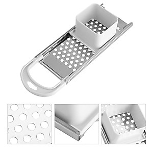 Stainless Steel Spaetzle Maker, Convenient Storage Space Saving Quickly Create Perfect Even Spots Savoury Sweet Dishes Great Substitute for Pasta Rice Potatoes