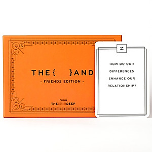 {THE AND} Friends Edition - Conversation Starters to Make Friends Your Best Friends - Fun Getting to Know You Card Game with Questions - Deep Talks at Game Night or Dinner Party by The Skin Deep