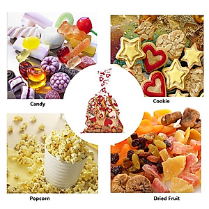 Hying 150 PCS Happy Valentine's Day Cellophane Bags with Twist Ties for Gifts, Love Heart Kiss Cello Treat Bages Valentines Treat Bags for Cookie Candy Goodies Wrapping Supplies