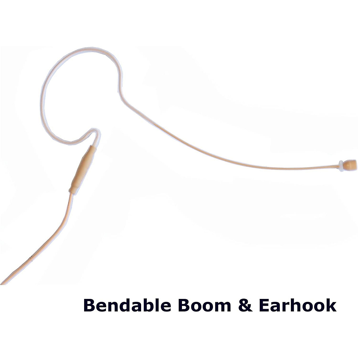 Av Jefes Mini Headset Microphone AVL630Tan-Sh4 Tan Color for Shure (Tan Color)