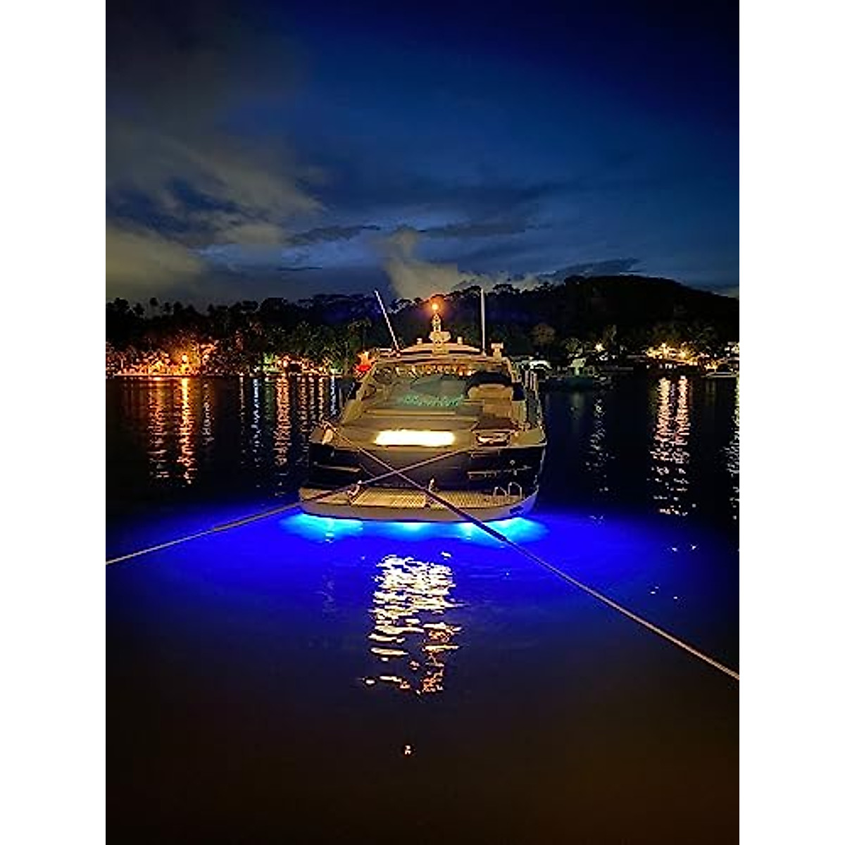 Underwater Boat Led Light IP68 42Led BLUE 3030LED. 9-30V DC Voltage. High Lumen.