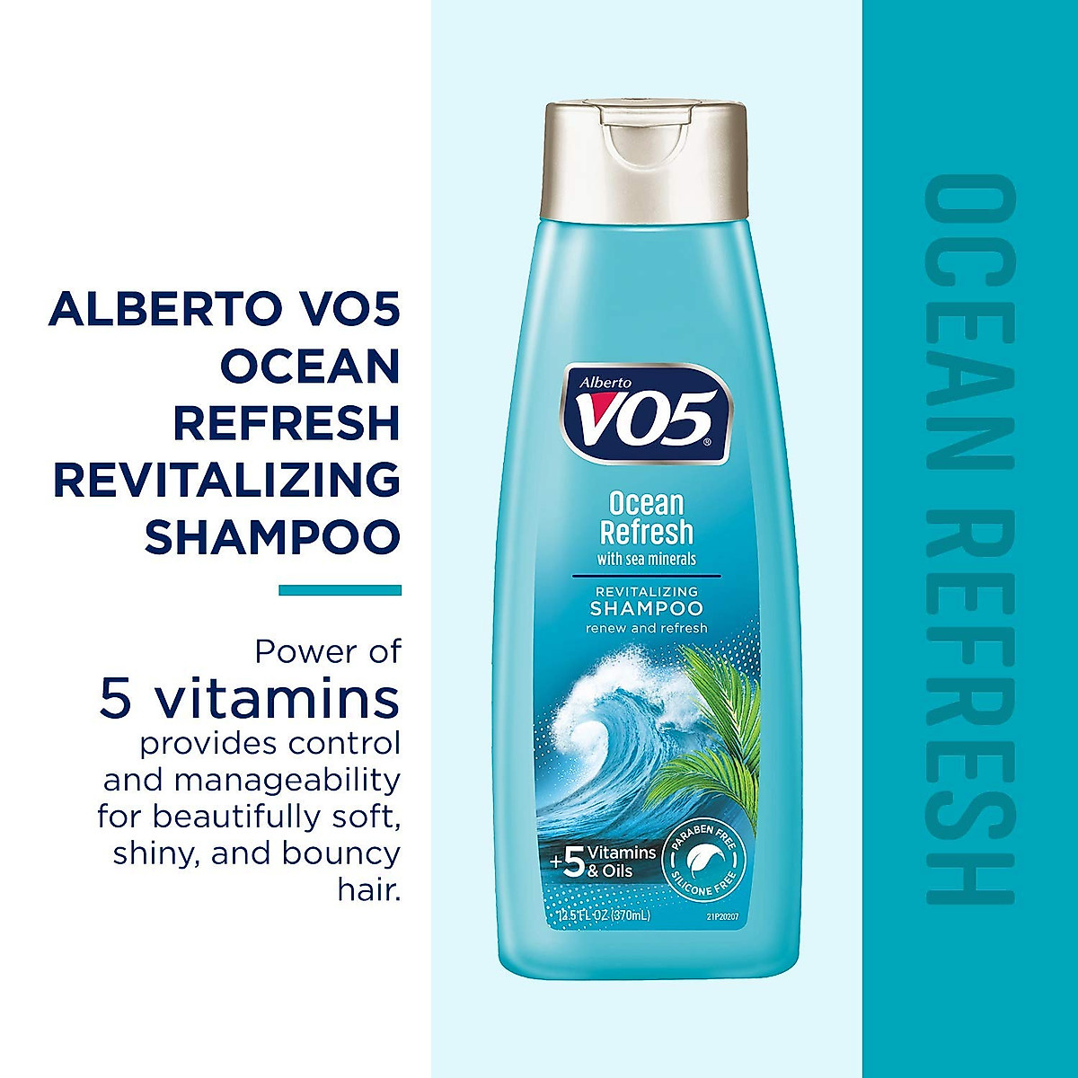 VO5 Ocean Refresh Herbal Shampoo - Size 12.5oz