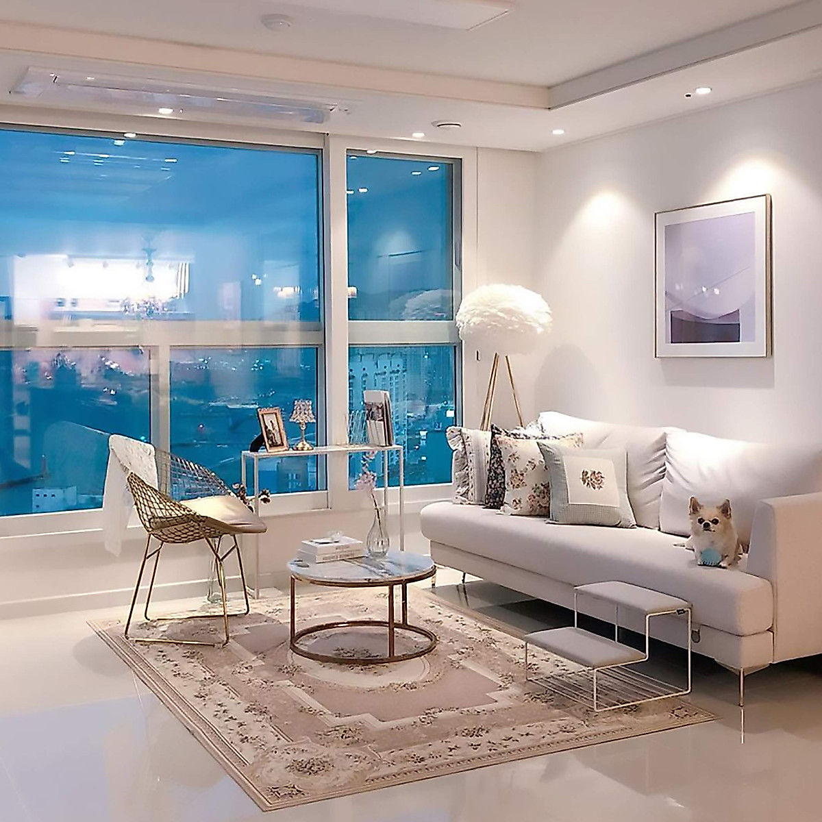 LED 75R111GU10/FL R111 PAR36 Reflector Indoor Flood Light GU10 two prong twist Base 13W replacement 75 Watt Halogen Bulb for track lighting fixture in kitchen studio 1000lm Warm White 3000K Pack of 4