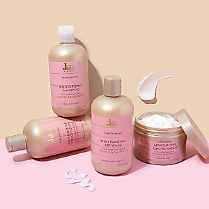 KeraCare CurlEssence Coconut Shampoo - With Jamaican Black Castor Oil and Coconut Oil - For Curly Hair - Ease Combing & Detangling - Sulfate, Silicone, and Paraben Free - 12 oz