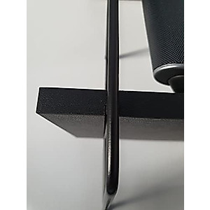 Industrial Wall Mounted 3-Tier Floating Shelf, Adjustable Wall Storage Rack, Decorative Hanging Display Shelf for Bedroom, Living Room, Bathroom, Kitchen, Office