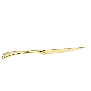 Uniturck Steak Knives 18/10 Heavy-Duty Stainless Steel Steak Knife Set of 6 for Chefs Commercial Kitchen - Great For BBQ Weddings - Dinners - Parties All Homes & Kitchens (Mirror Polished Gold)