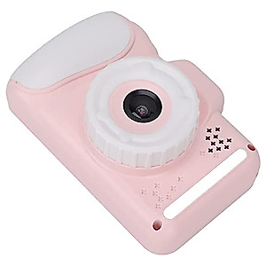 Luqeeg Kids Cartoon Camera, 20MP Children Digital Camera with 3.5In HD Screen, Support Timing Function with 1000mAh Lithium Battery 2000W PX Front and Rear Dual Cameras Design for Home Use