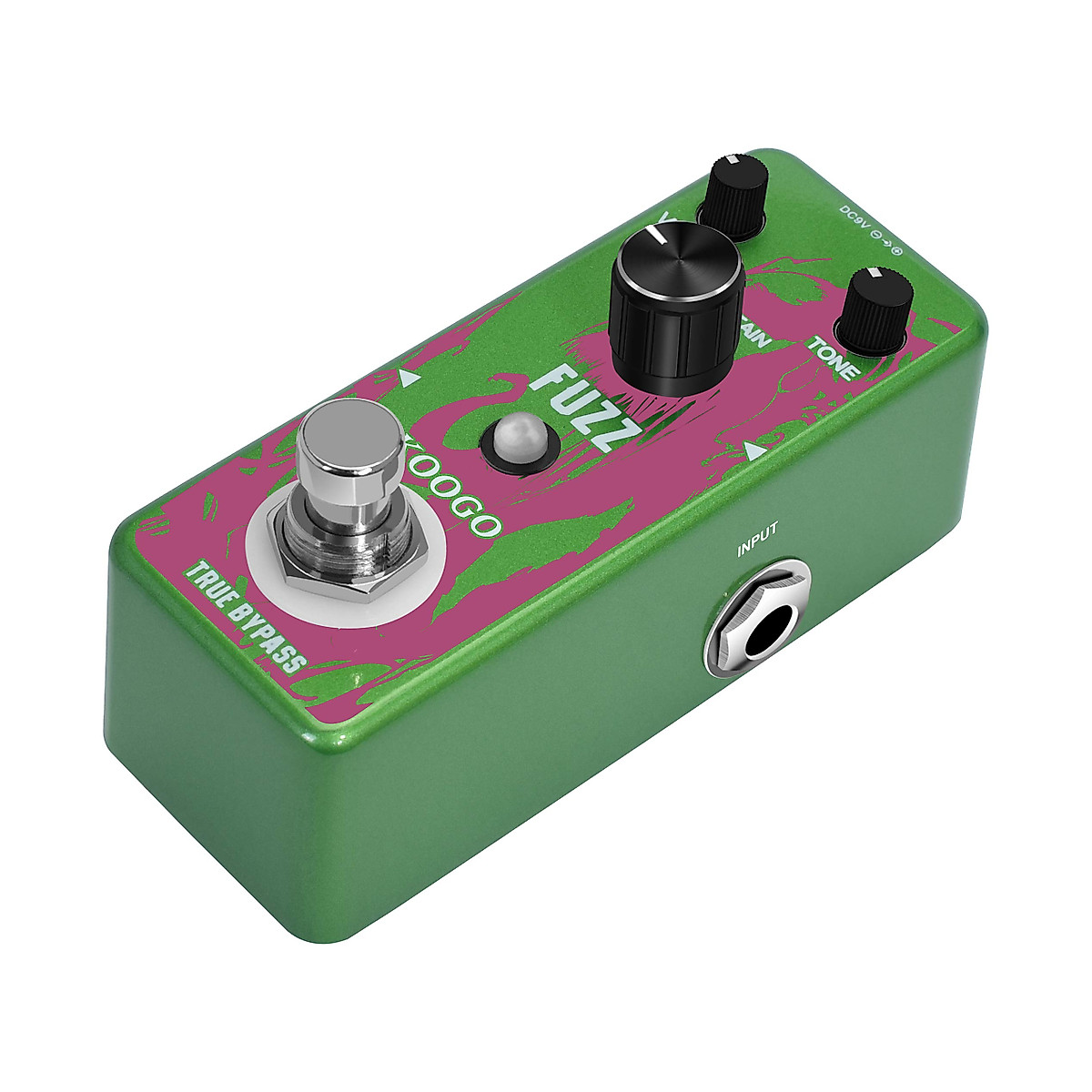 Koogo Fuzz Pedal Fuzz Distortion Effect Pedals for Electric Guitar Bass