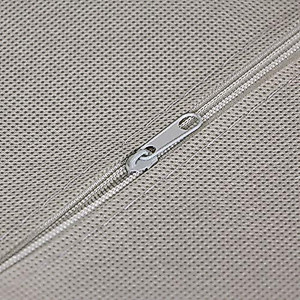 DIOMMELL Set of 21 Foldable Cloth Storage Box Closet Dresser Drawer Organizer Fabric Baskets Bins Containers Divider for Baby Clothes Underwear Bras Socks Lingerie Clothing,Grey 11-4249