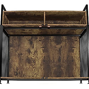 GDLF Dog Crate Furniture-Style Cages for Dogs Indoor Heavy Duty Super Sturdy Dog Kennels with Storage and Anti-Chew (41Inch = Int.dims:39.4”Wx22.2”Dx23”H)