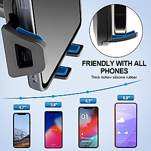 Geekstop Car Suction Cup Cell Phone Mount, Universal Car Phone Mount, Secure Cell Holder for Car, Adjustable Car Phone Holder Windshield/Dashboard Mount Fit for iPhone Samsung Android Smartphone