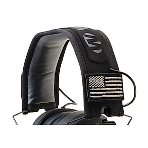 Walker's Razor Slim Electronic Shooting Muffs 3-Pack, Black America Patch (3 Items)