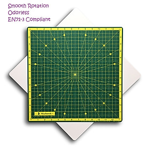 Skyhawk Self-Healing 14-Inch-by-14-Inch 360° Rotating Cutting Mat
