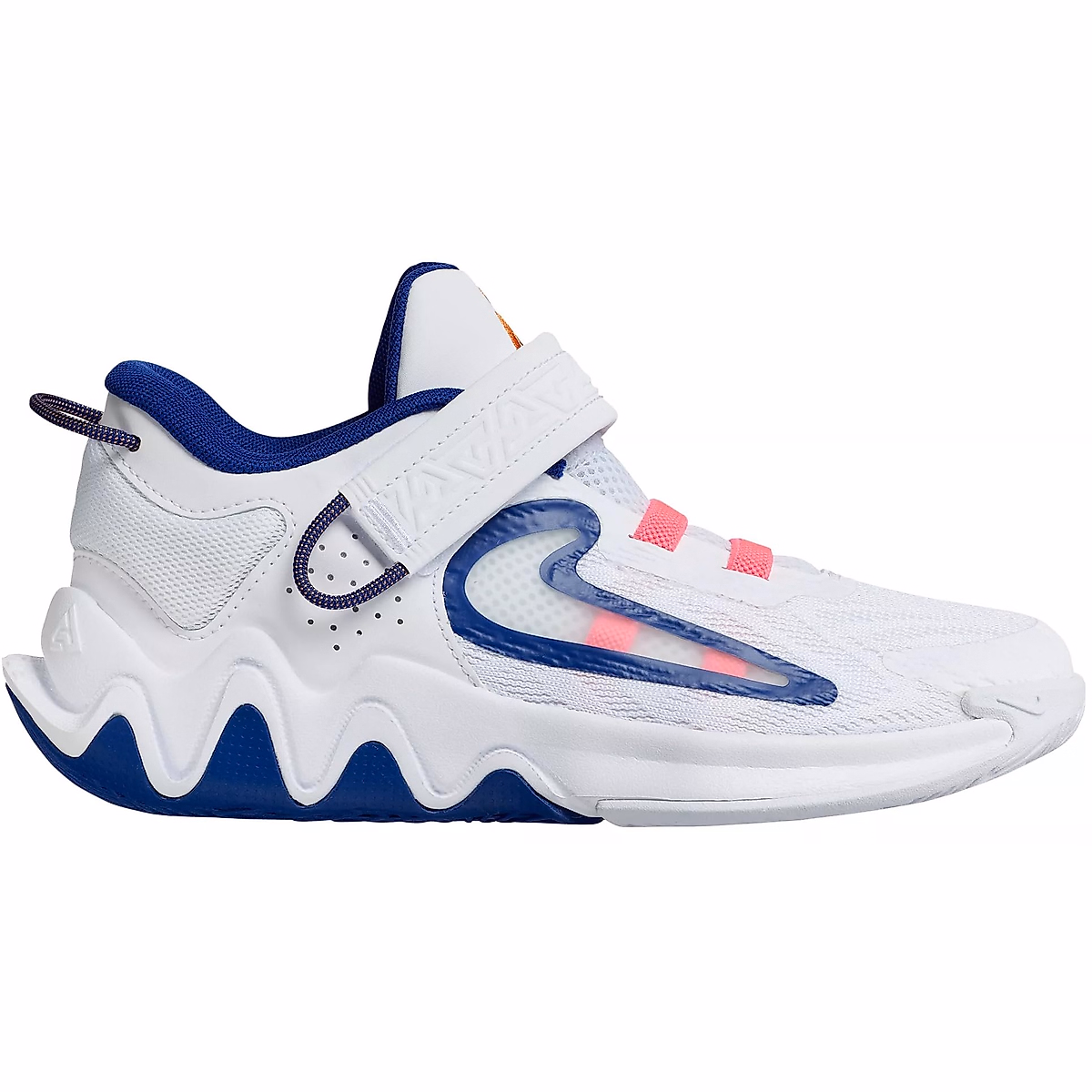 NIKE Giannis Immortality 2 Boys DQ1942-102 (White/Multi-Color-DEEP Roy), Size 1