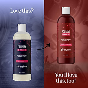 Biotin and Rosemary Shampoo for Thinning Hair - Sulfate Free Biotin Shampoo for Men with Hair Thickening Essential Oils - Deep Cleansing Volumizing Shampoo for Thin Hair with Zinc and Tea Tree Oil
