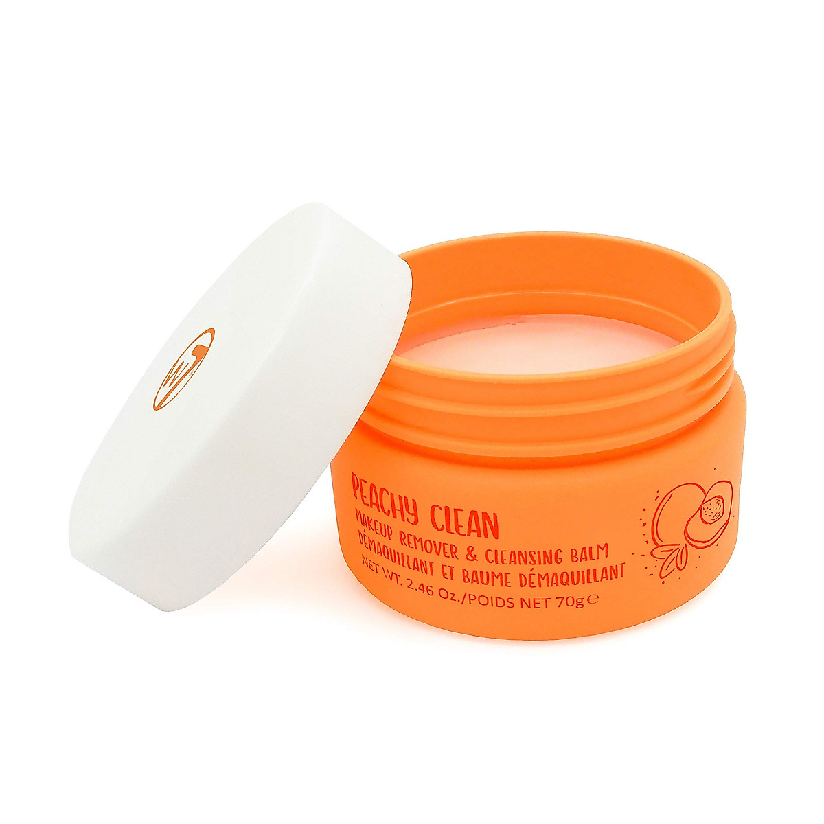W7 Peachy Clean Face Cleansing Balm - Makeup Remover With Peach Extract - Clean Oil Free Skin