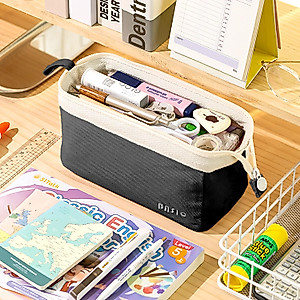 MAMUNU Pencil Case Wide-Open, Big Capacity Pencil Case, Pencil Case Pouch Large, Portable Pencil Case for Girls Boys Pencil Pen Bag for School Students Office College Adults