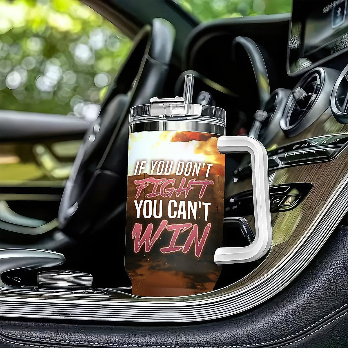 TEEDUU Tumbler Er3n Insulated Tumbler With Handle Stainless Steel Double Wall Vacuum AOT Anime Tumblers Hot Cold Tea Coffee Travel Cup Thermos Mug Gift