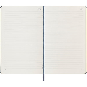 Moleskine Smart Notebook, Large, Ruled, Sapphire Blue, Hard Cover (5 x 8.25)