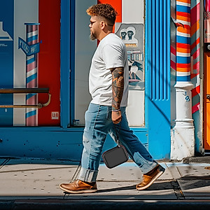 Case for Wahl Professional Peanut Classic Clipper/Trimmer #8685, 8655-200, 8081, 8035 and Attachment Clippers Comb Blade Accessories- Black