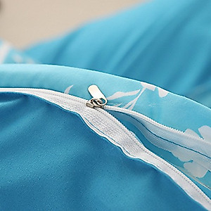 Mandala Duvet Cover Set, Full Bohemia Bedding Sets 3 of Set, Boho Quilt Cover with Hidden Zipper and 4 Corner Ties, ZHH