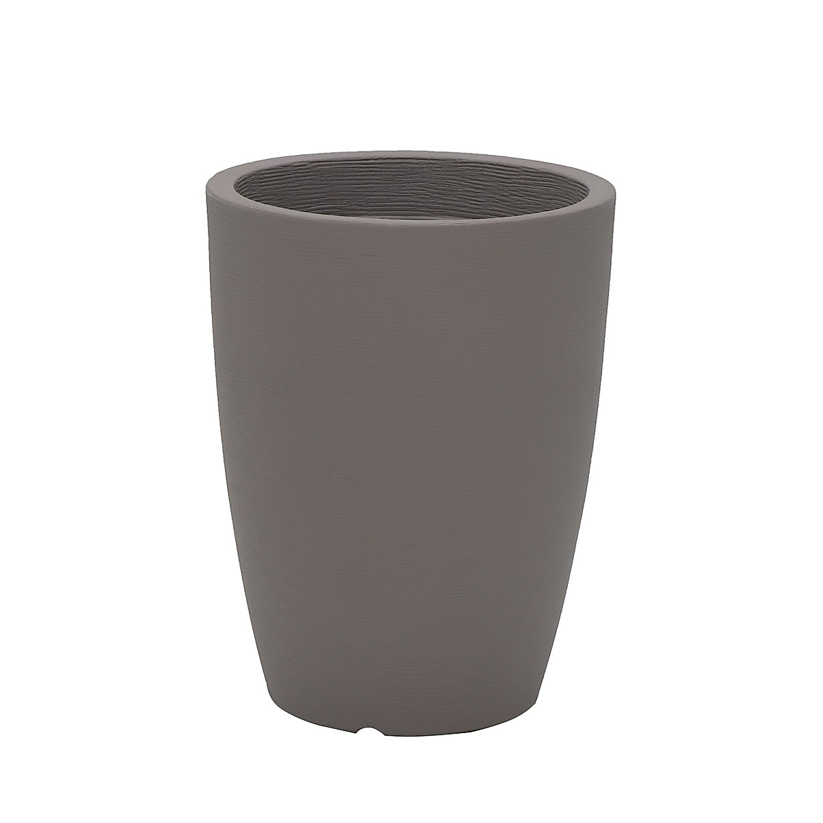 Tramontina Thai Plant Pot Plastic Taupe Diameter 44 x Height 58 cm Weatherproof Volume 55 litres