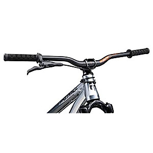 Mongoose Fireball Dirt Jump Mountain Bike, 26-Inch Wheels, Mechanical Disc Brakes, Chrome