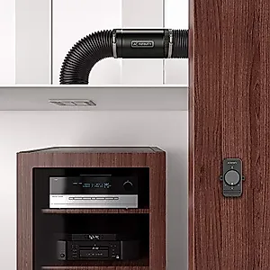 AC Infinity RAXIAL S4, Booster Duct Fan 4” with Speed Controller, Airflow Boosting Low Noise HVAC Blower Can Fan for Basements, Bathrooms, Kitchens, Workshops