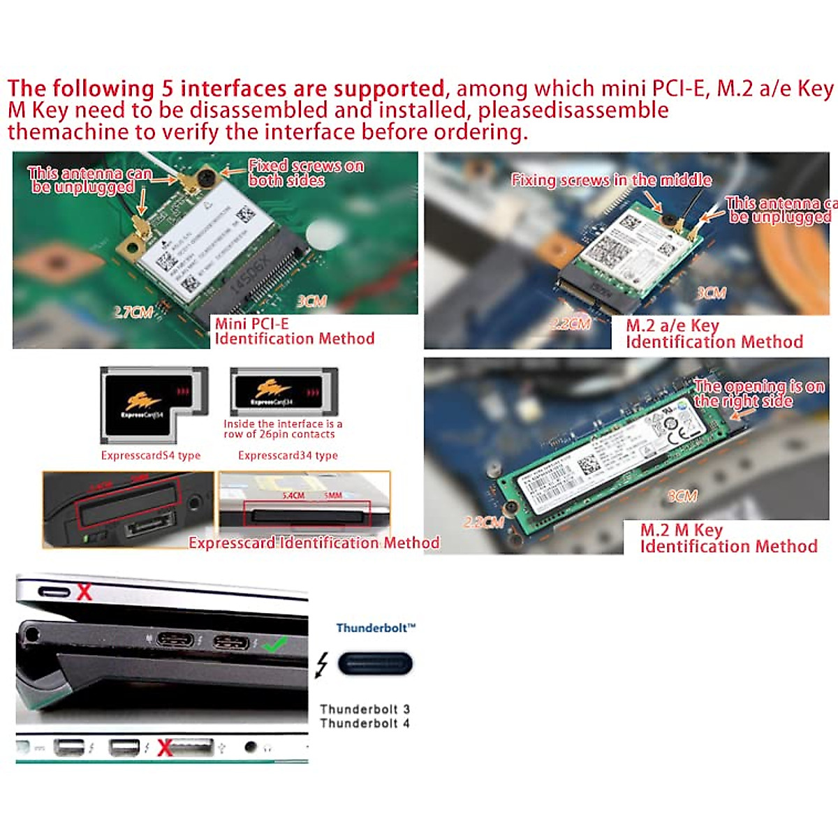 JMT EXP GDC Notebook External PCI-E Discrete Graphics Beast Series External Laptop Docking Station Mini PCI-E/M.2 A Key No Power (Expresscard)