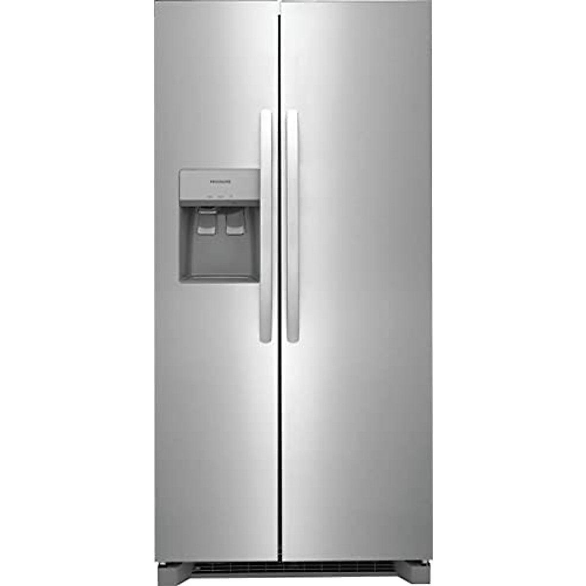Frigidaire 33" Side-by-Side Refrigerator with 22.2 cu. ft. Total Capacity, Air Filter, LED Interior Lighting, Ice Maker in Stainless Steel