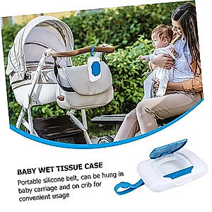 Alipis 2Pcs Wipe Box Baby Tissue Holder Filling Baby Diapers Wipe Warmer Wet Tissue Holder Wipes Dispenser Tissue Dispenser Outdoor Tissue Baby Accessories pp Baby Holder