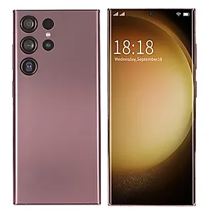 banapoy Unlocked Cell Phone, 6.8 HD Screen Unlocked Smartphone, 5G WiFi, 8GB RAM, 256GB ROM, Octa Core CPU, 24MP Camera, FM Radio, GPS, 2G 3G Dual SIM, Smart Mobile Phone for Android 13