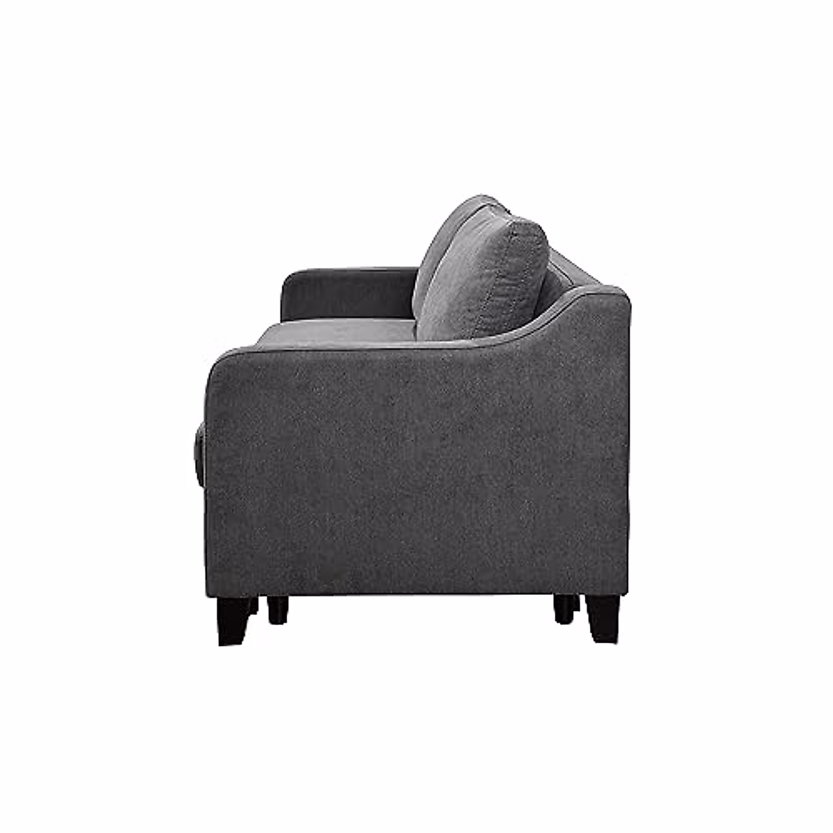 FANYE Dark Gray Queen Size with 2 Pillows, 68.5"
