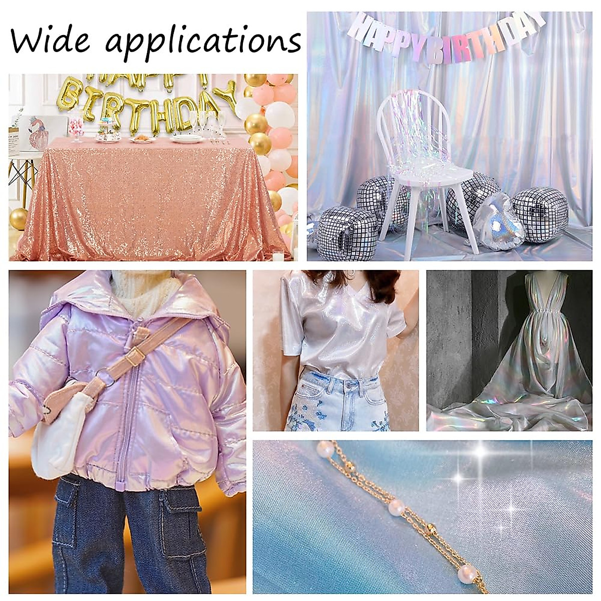 PH PandaHall 4.3 Yard Organza Lace Fabric Purple Sheer Fabric Iridescent Organza Cloth Magic Shiny Fabric Ribbon for Christmas Dress Show Costume Wedding Decoration Photography Background 59inch Wide