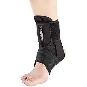 Ankle Brace for Women and Men, Lace Up Ankle Support Brace Stabilizer For Sprained Ankle (Medium)