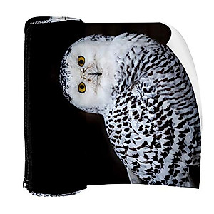Snowy Owl Pencil Bag Pen Case Stationary Case Pencil Pouch Desk Organizer Makeup Cosmetic Bag for School Office