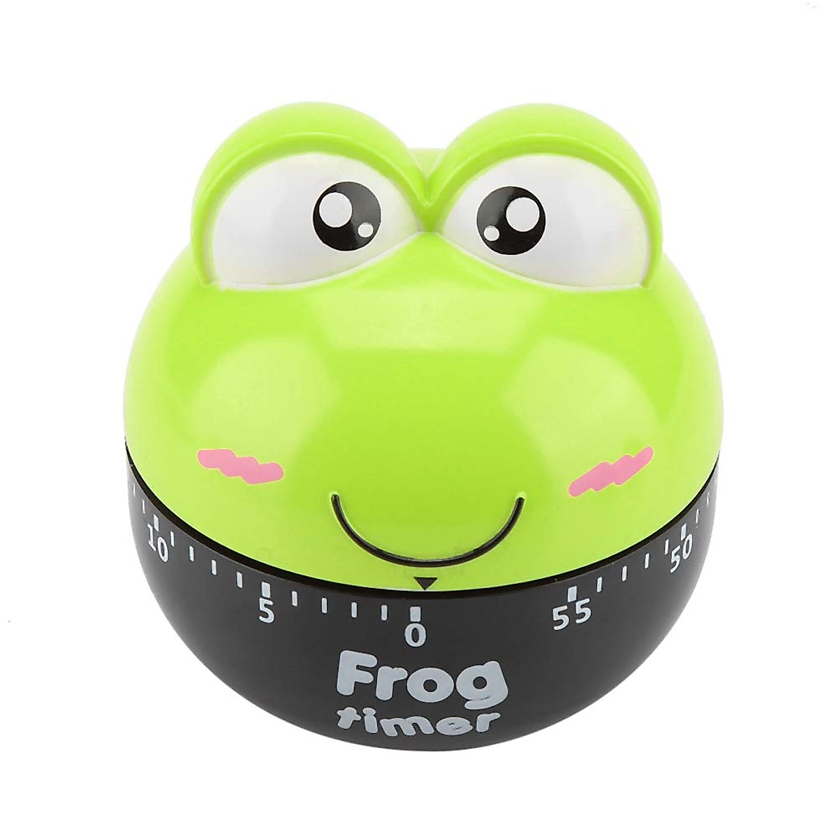 Kitchen Timer Cartoon Animal Shape Kitchen Timer Mechanical Counters Clock for Cooking Timing Tool (Green)