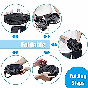 Herb Drying Rack Food Dehydrator Plant Hanging Mesh U Shape 2 Layers Collapsible Dry Net with Zipper, Pruning Scissors, Hook, Herb Rack for Drying Seeds, Herb, Vegs, Fruits, Bud, Plants(24"x15.6")