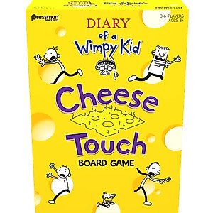 Diary of a Wimpy Kid Cheese Touch Game - Race to The Finish While Learning About Your Friends by Pressman