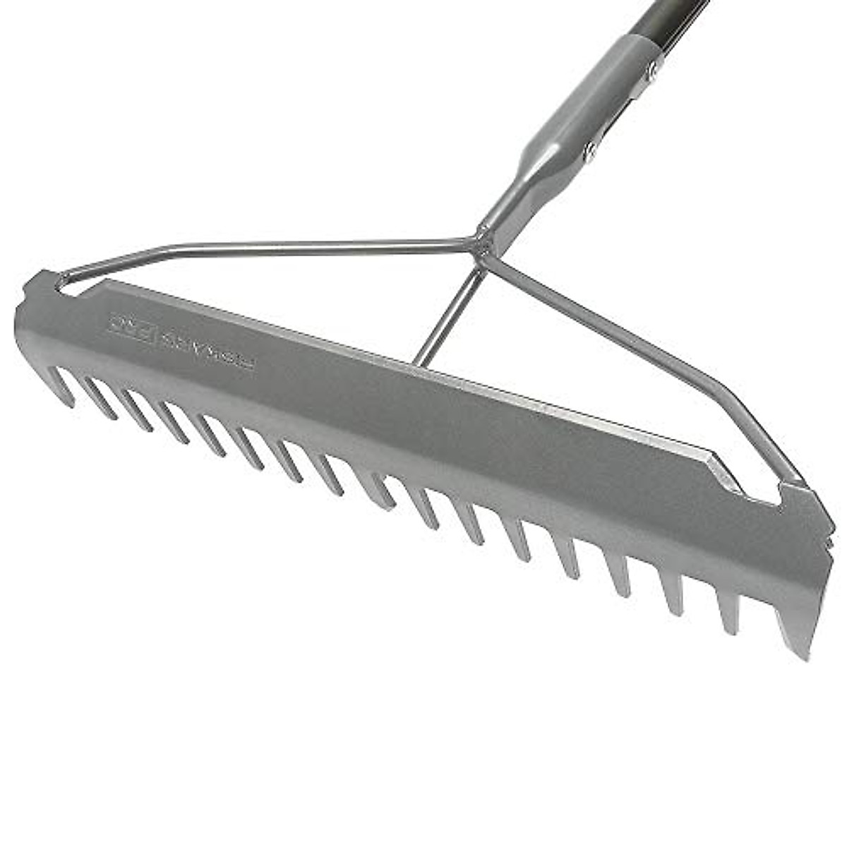 Fiskars 397940-1001 PRO Rake, Garden, 60 Inch, Silver
