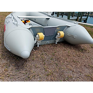 VersaChock Retractable Dinghy Dolly Wheels, White