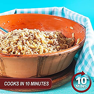 Baron’s Whole Wheat Orzo Pasta | 100% Natural Israeli Rice-Shaped Orzo for Soups, Casseroles & Salads | Cooks in 10 Minutes! | Kosher | 2 Pack 21.16oz Jars