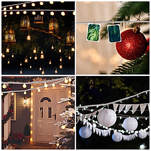 Aurors Clotheslines,20ft Portable Windproof Clothes Rope Line with Stainless Steel Cable Tightener System Multipurpose Heavy Duty Laundry Rope for Christmas Decor Outdoor/Indoor/Home/Drying (10ft)