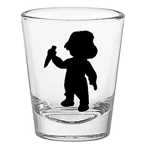 Chucky Childs Play Shot Glass