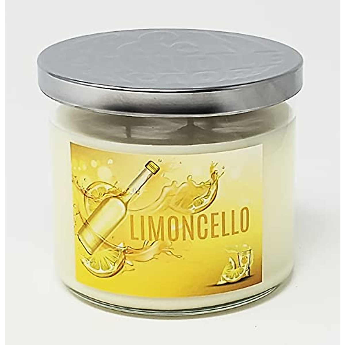 Limoncello Candle ~ 3 Wick Candle ~ All Natural Premium Soy and Coconut Wax ~ Highly Scented (14.5oz 3 Wick)