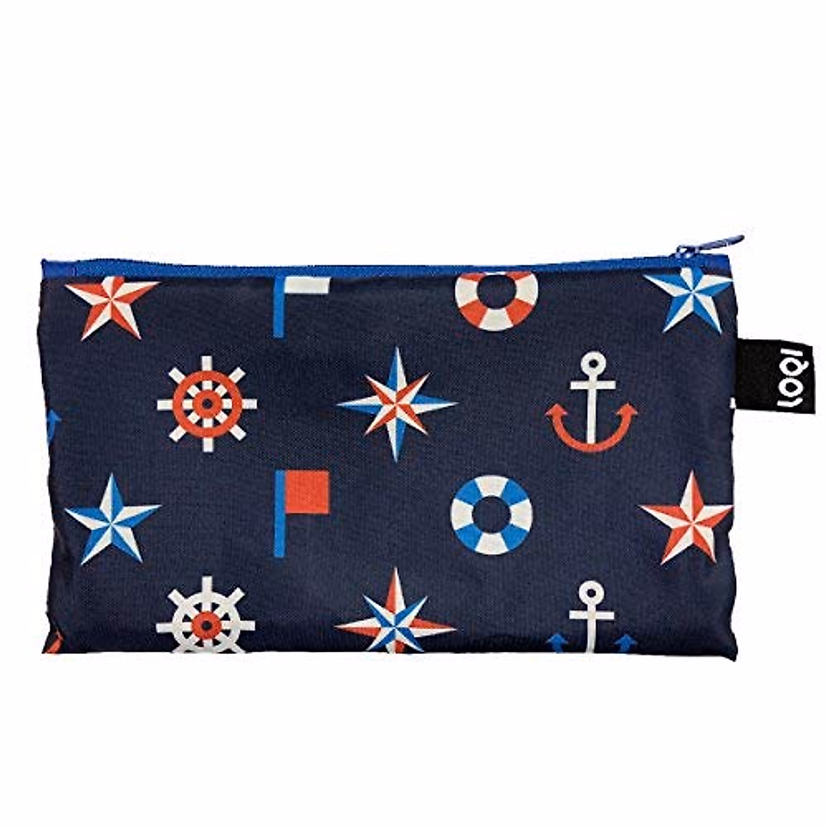 LOQI A71207c Zip Pockets (Set of 4), Exotic Travels