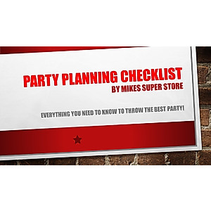 (16 Pack) Soft Dart Battle Invitations Birthday Party Value Pack (Plus Party Planning Checklist by Mikes Super Store)