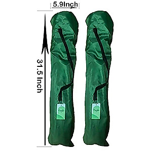 Cambyso Camping Chairs 2Packs Outdoor Chairs Foldable Portable Lawn Chair Ultra-Light Easy to Carry Fishing Chairs with Beverage Holder Heavy Duty Green
